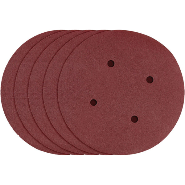 Clarke 225mm Sanding Disc with Holes (5 Pack) - Clarke Tools