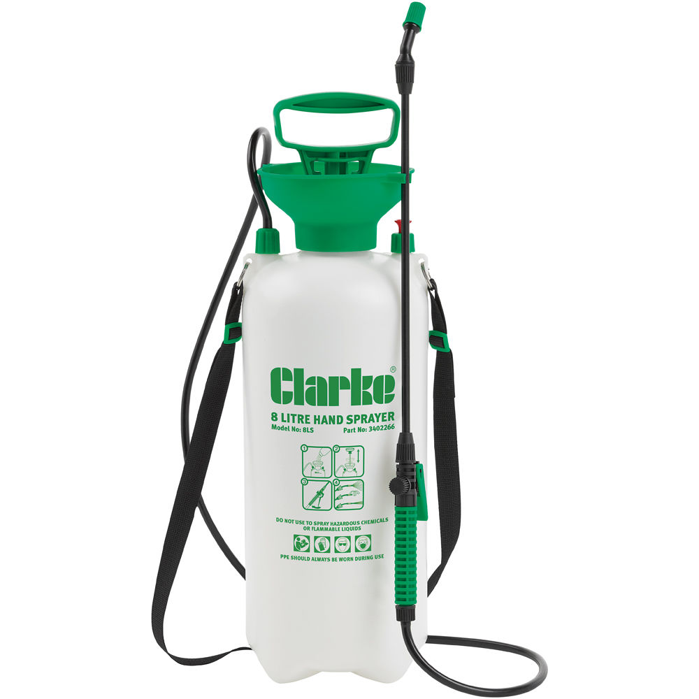 Clarke 8LS 8L Hand Pump Sprayer - Clarke Tools
