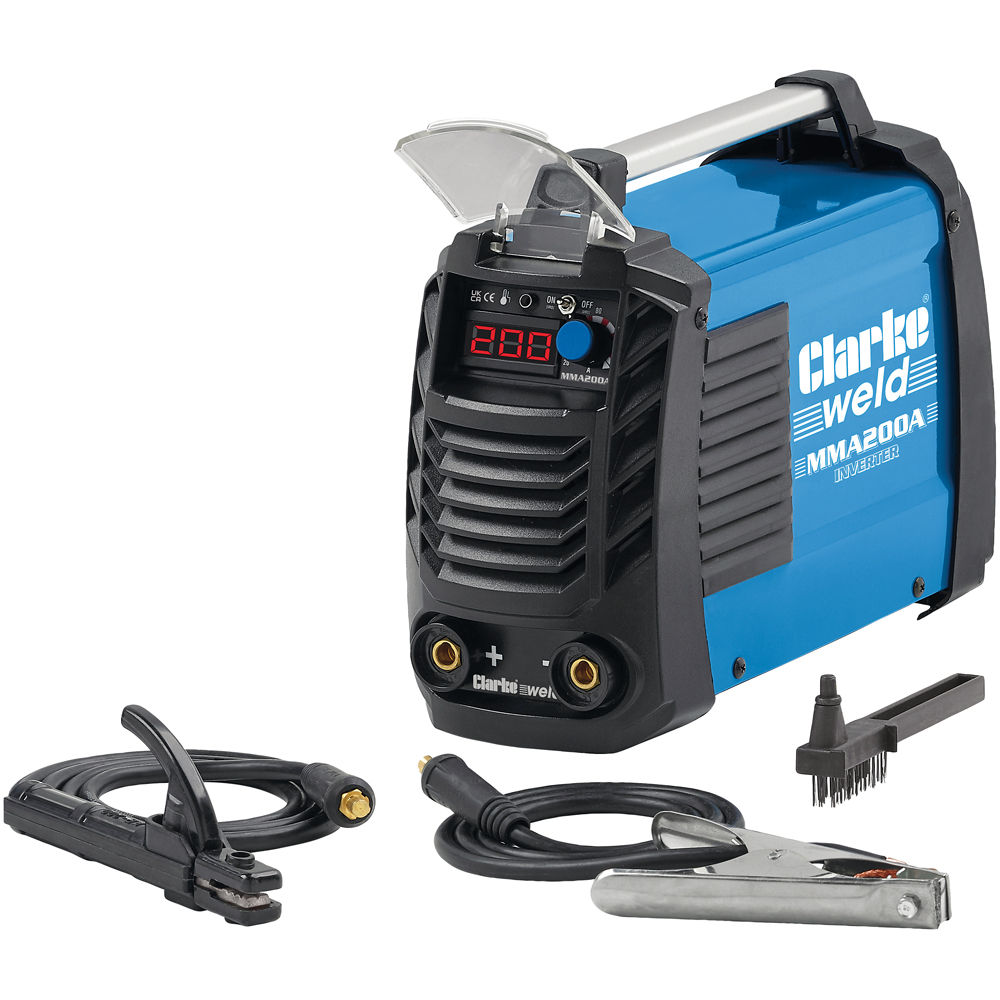 Clarke MMA200A ARC/MMA Inverter Welder (200A) - Clarke Tools