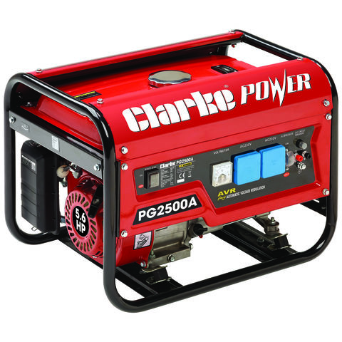 Clarke PG2500A - EURO5 2.2kVA 320V Petrol Generator - Clarke Tools