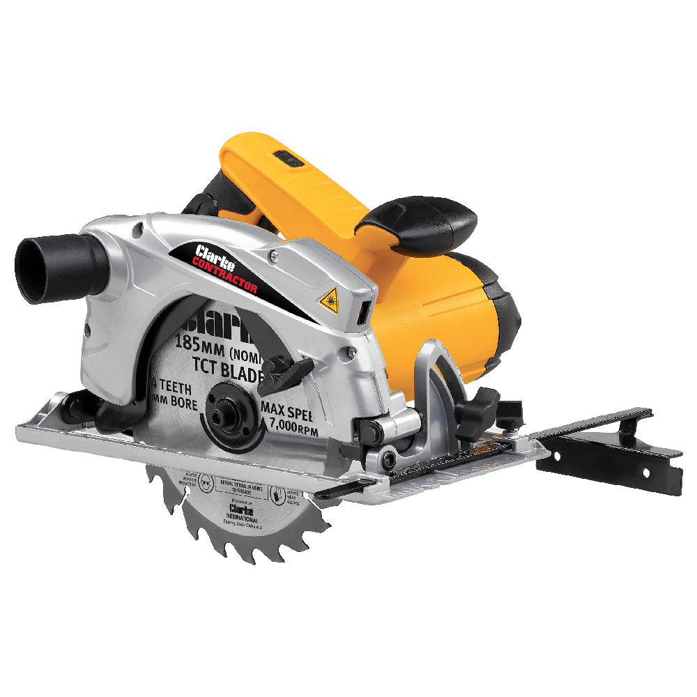 Clarke Contractor CON185BSITE 185mm Circular Saw With Laser Guide (110V ...