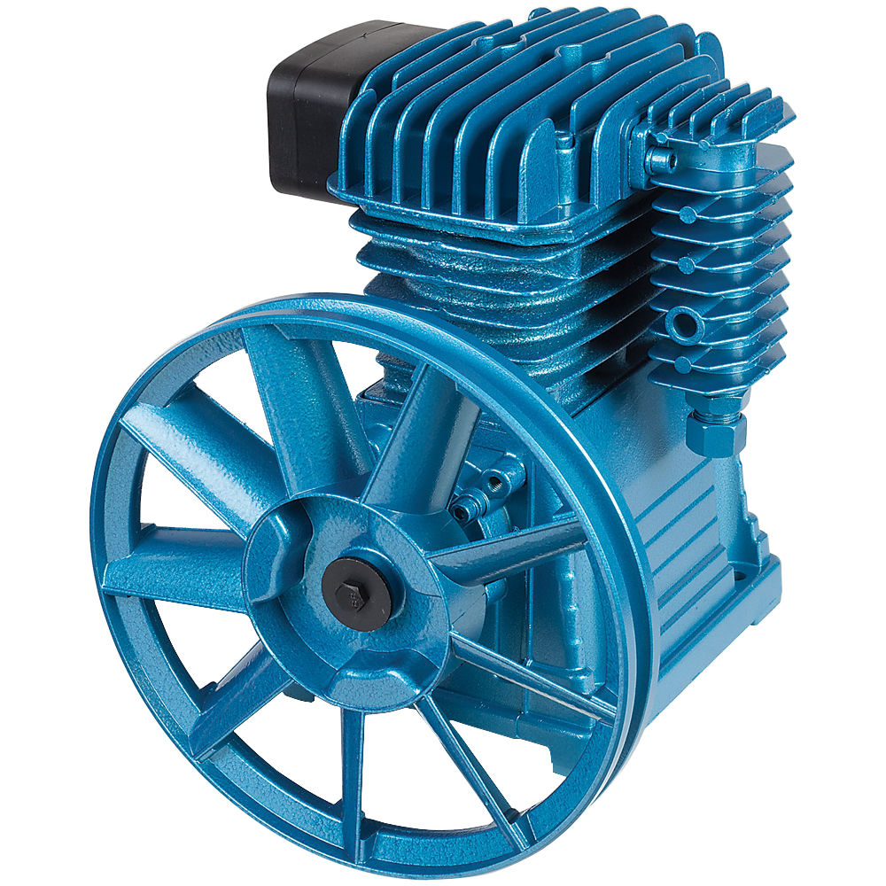 Clarke NH75AP Twin Cylinder 7.5HP Air Compressor Pump (Blue) - Clarke Tools