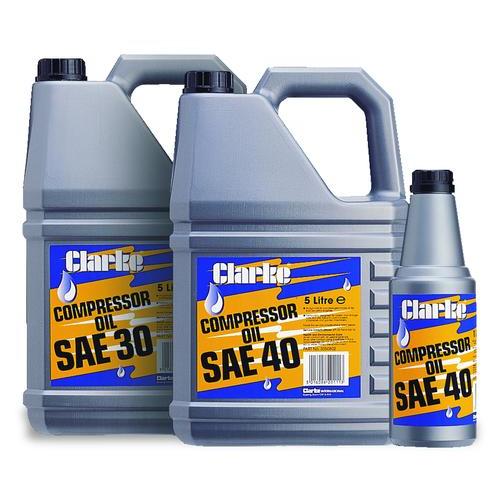 Clarke ISO 150 (SAE40) 5L Long Life Compressor Oil - Clarke Tools