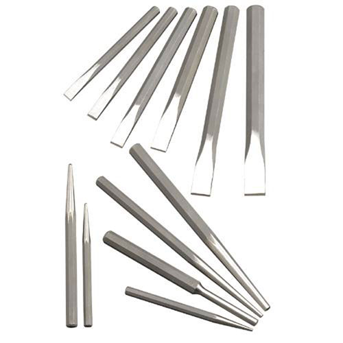 Clarke ET139 12-Piece Punch & Chisel Set - Clarke Tools