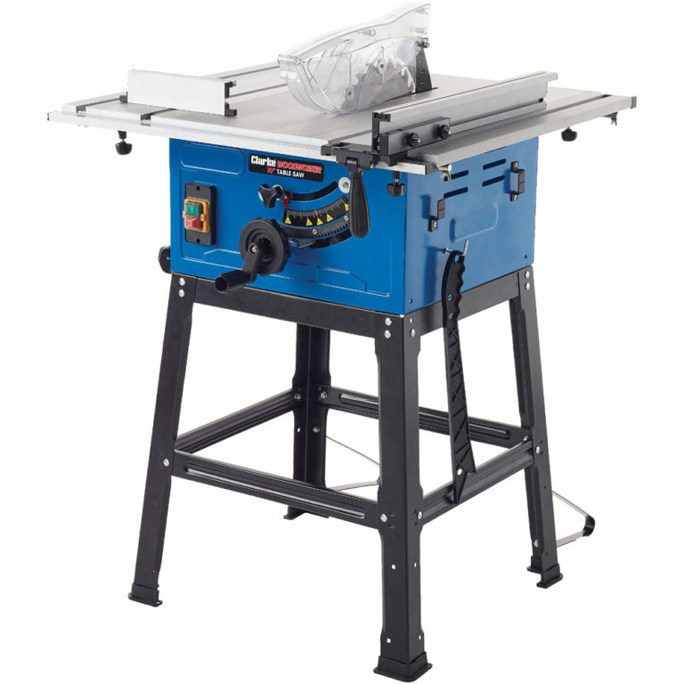 Clarke CTS17 10" (250mm) Extendable Table Saw with Stand - Clarke Tools