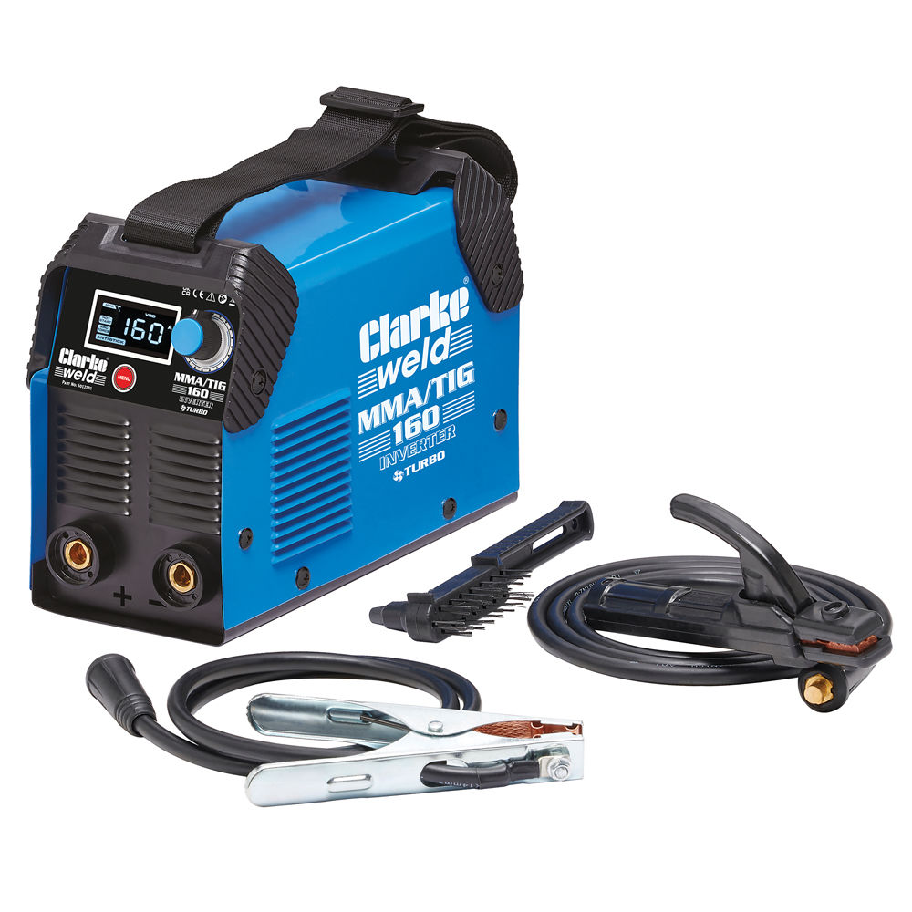 Clarke 160A MMA/TIG Inverter Welder (230V) - Clarke Tools