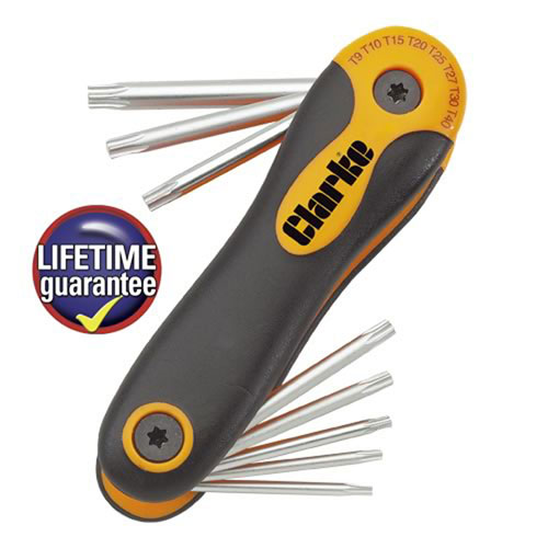 Clarke PRO141 8pce Torx Key Set - Clarke Tools