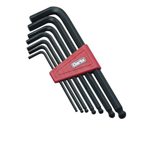 Clarke PRO53 7-Pce A/F Hex Key Set - Clarke Tools