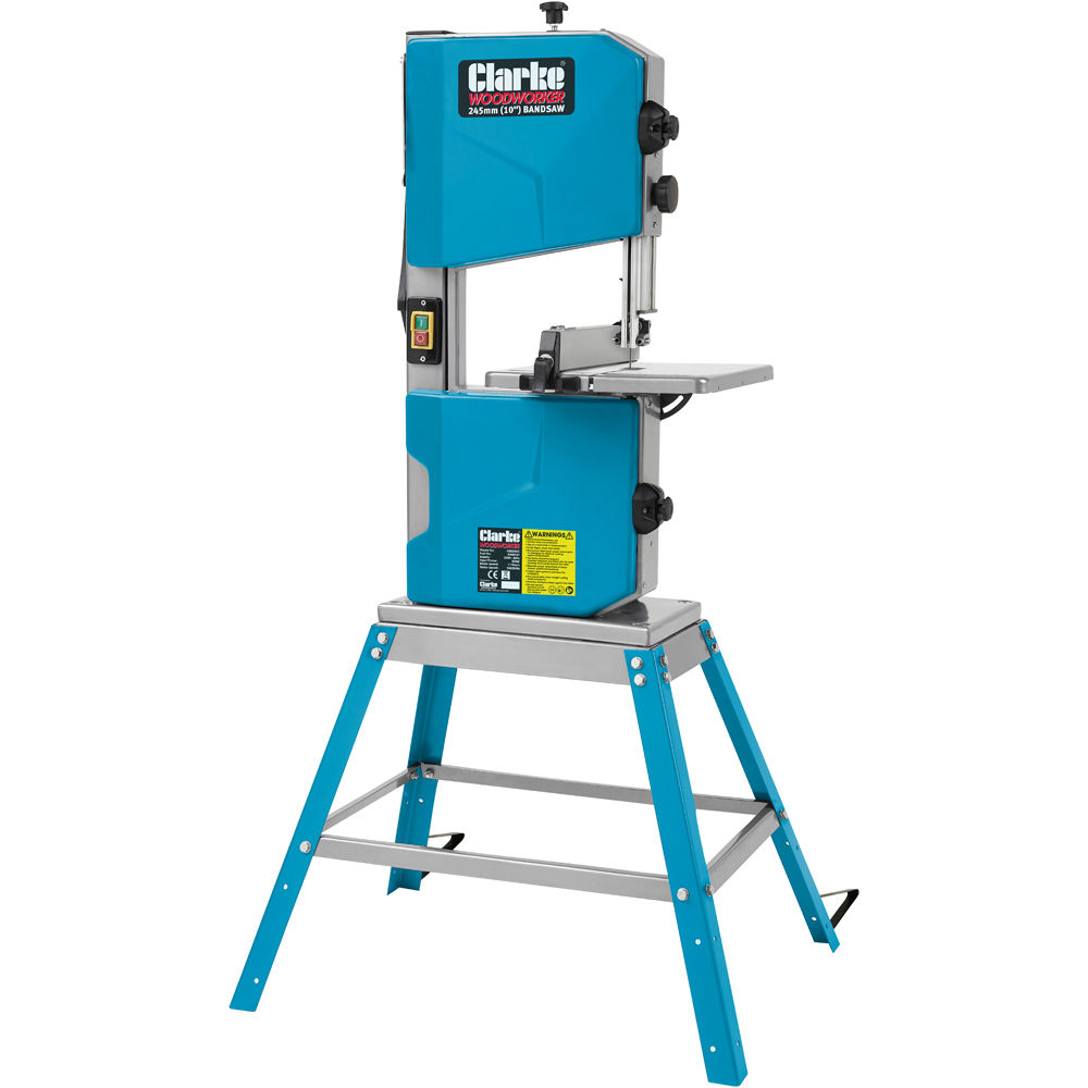 Clarke CBS250C 245mm (10") Electric Band Saw with Stand (500W) - Clarke ...